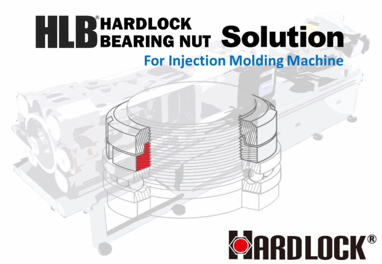 HARDLOCK® Bearing Nut in Injection Molding Machines - Hardlock - AYMARA ...